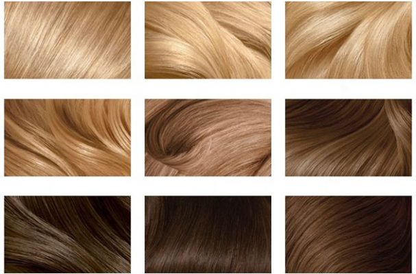 لون شعر كستنائي فاتح. ظلال عصرية ، طلاء Garnier ، Estelle ، Loreal ...